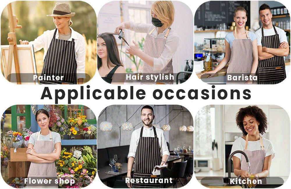 Unisex Garden Aprons Adjustable Neck Straps Kitchen Cooking - Temu Norway