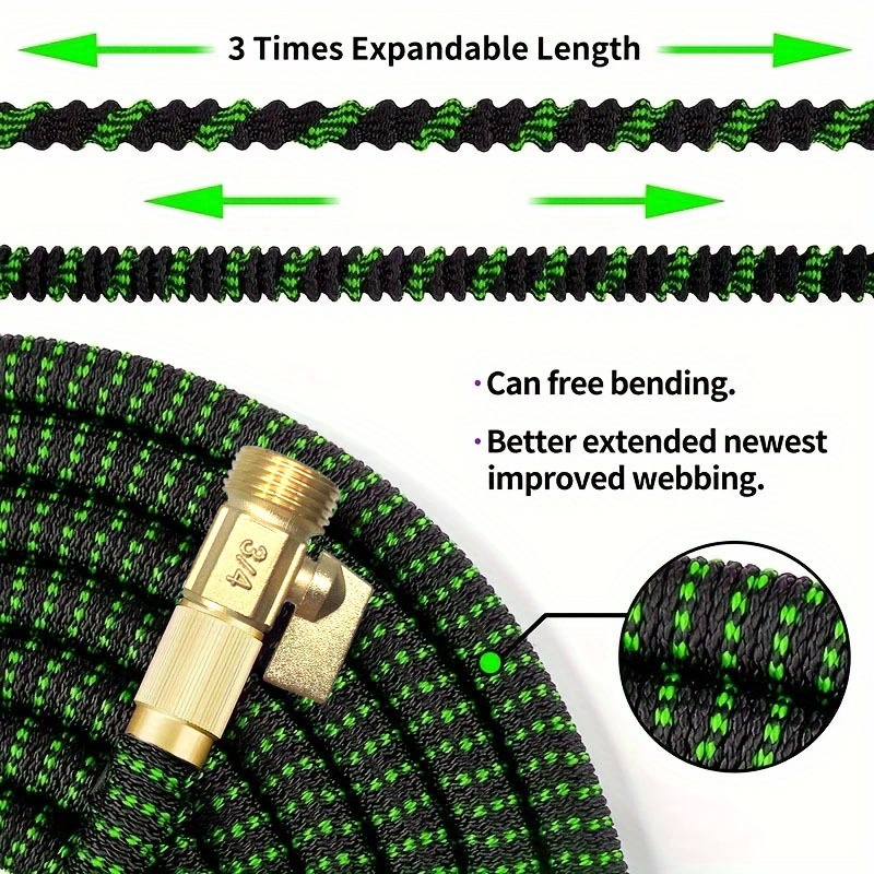Garden Water Hose Set 3/4 Expandable Magic Flexible Garden - Temu