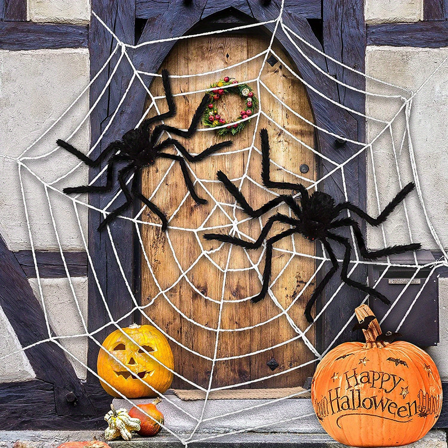 Halloween Spider Web Triangle Mesh Simulation Oversized - Temu