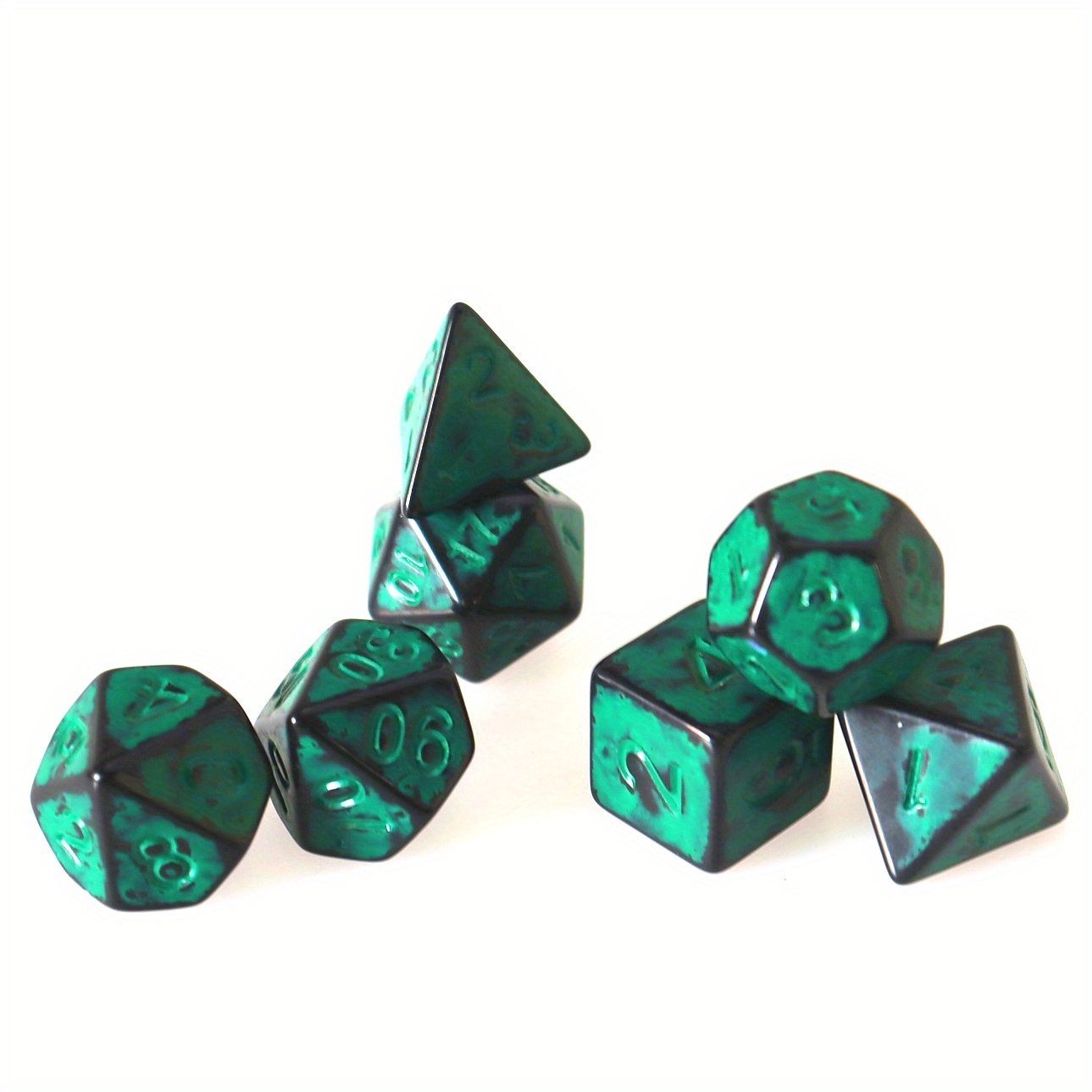 Game Polyhedral Green Dice Set Tabletop Games - Temu Canada