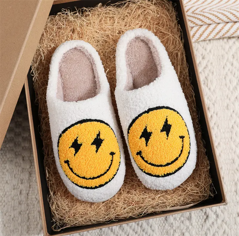 Womens Face Slippers Closed Toe Warm Slip Temu Australia