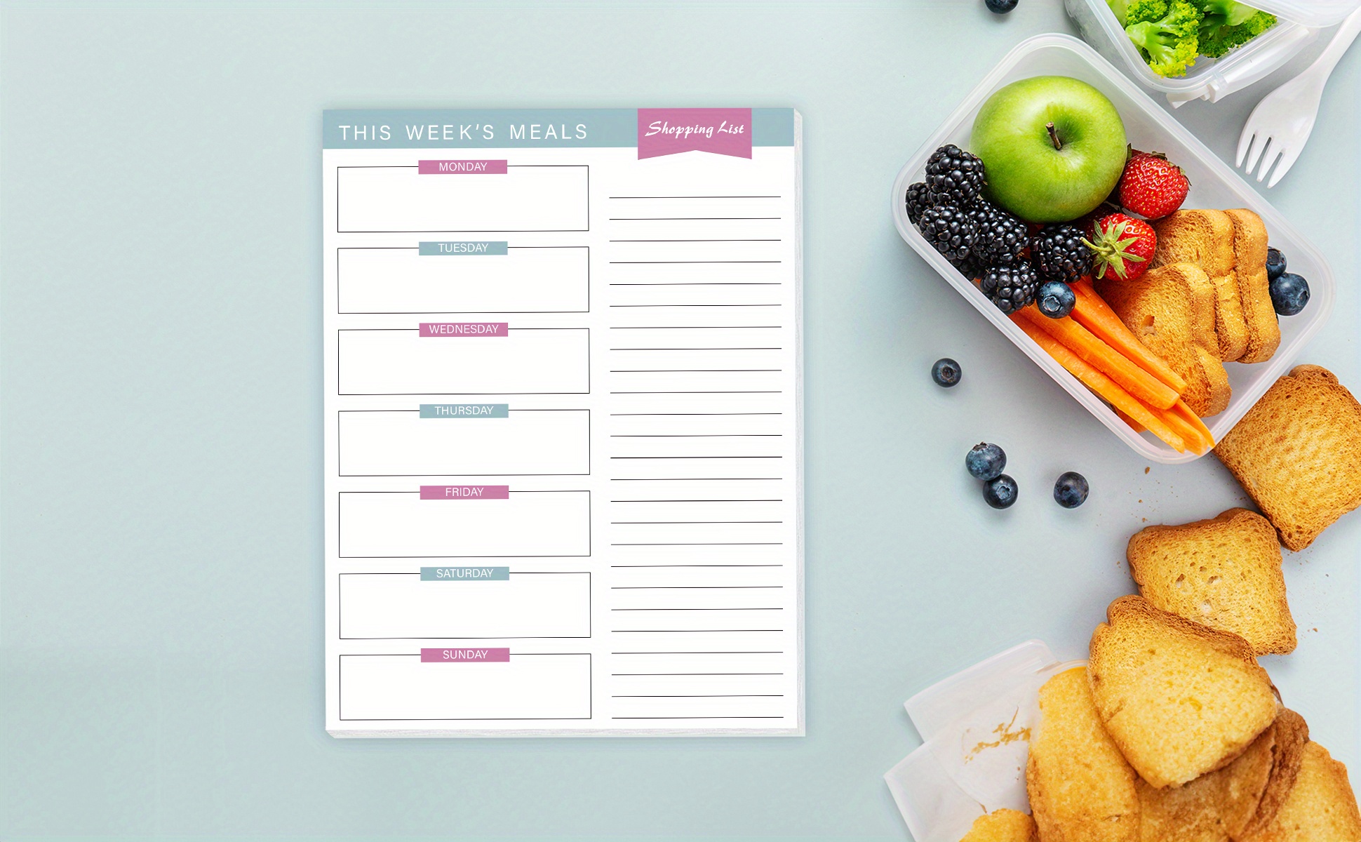 Organize Week Ease: Magnetic Refrigerator Meal Planner Tear - Temu Ireland
