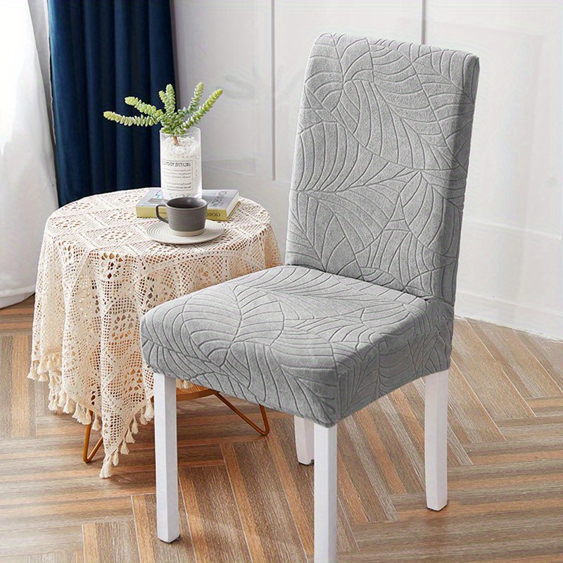 Waterproof Jacquard Dining Chair Slipcover Restaurant - Temu United