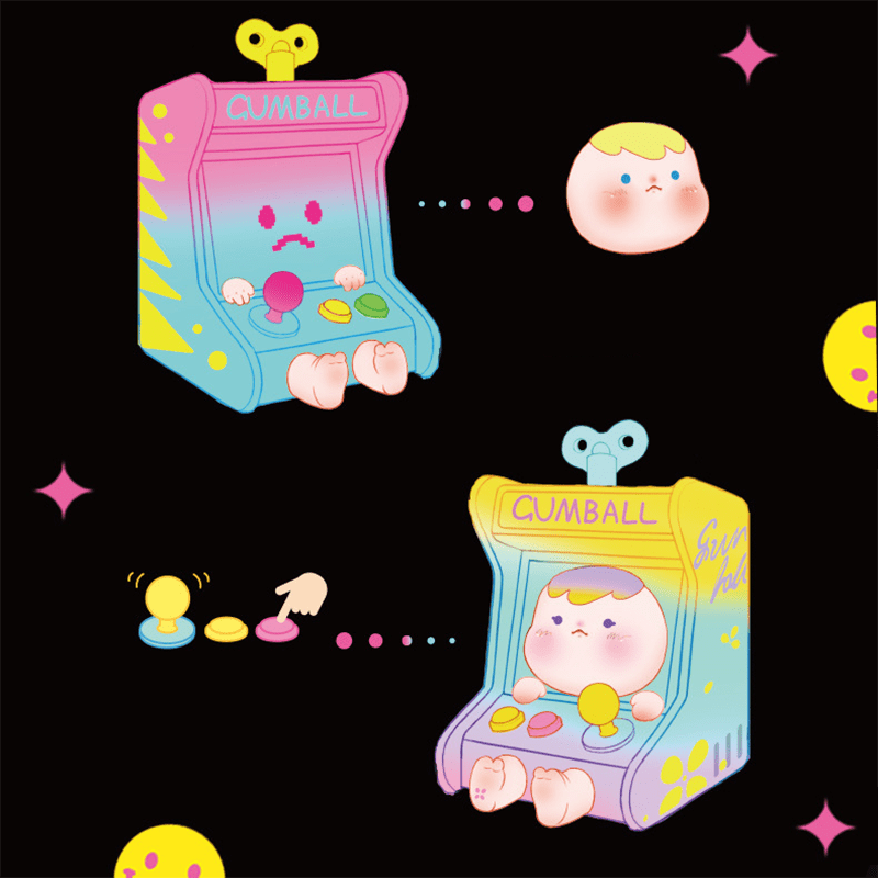 Arcade Boy Random Color Fantastic Creative Art Toy - Temu