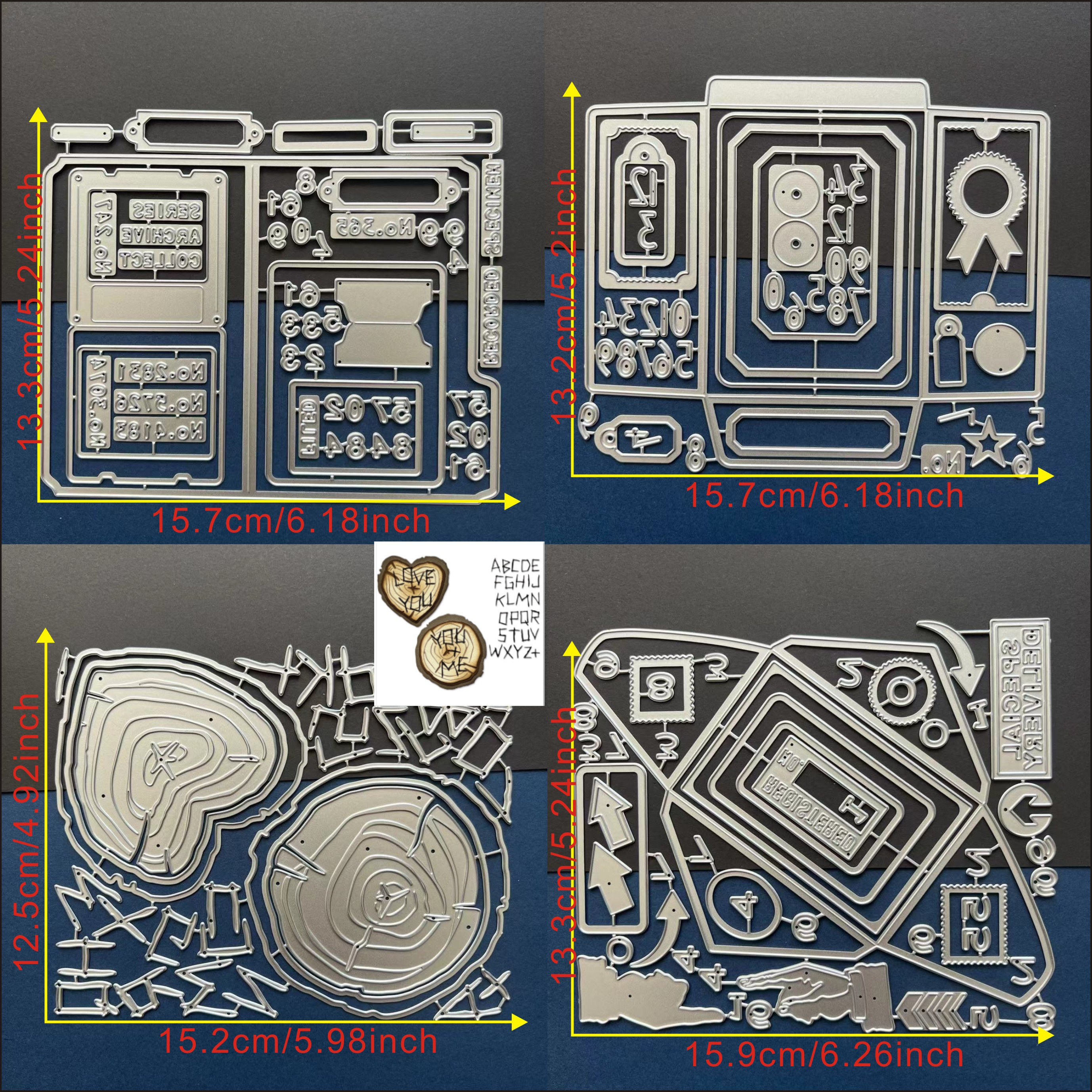 metal cutting stencil box die cuts greeting card decoration - Temu Canada