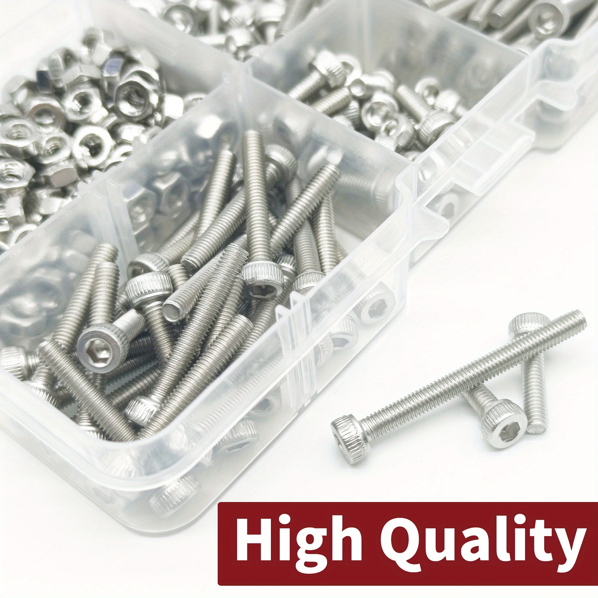 hexagon socket screws bolts nuts washer assortment kit - Temu Norway