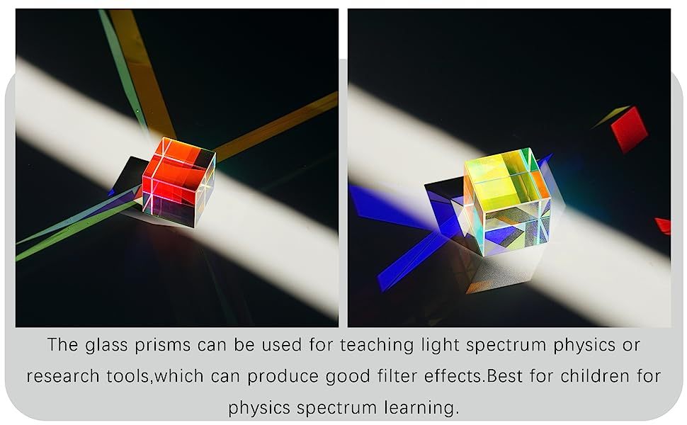 Colorful Optical Glass X cube Prism Rgb Prism - Temu