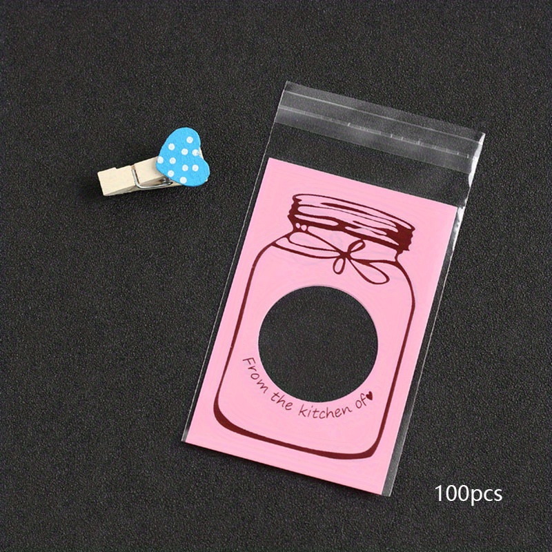 Colorful Bottle Packaging Bags Baking Biscuit Self - Temu Australia