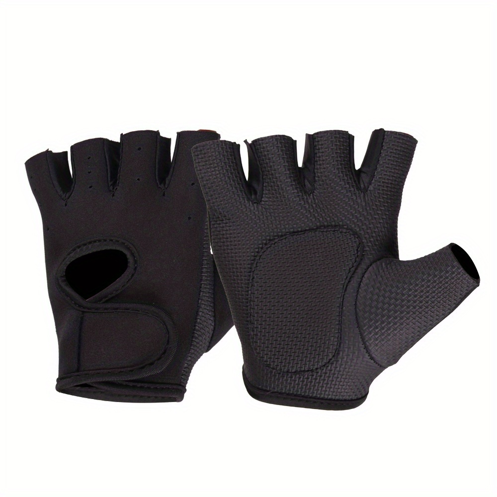 Unisex Half Finger Gloves Full Palm Protection Non slip - Temu United