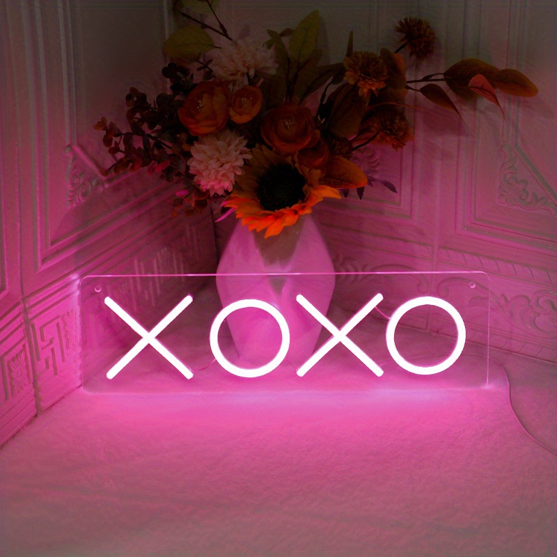 Xoxo Led Neon Sign Decoration Bedroom Club Party Wall - Temu Australia