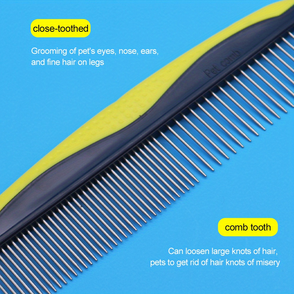 Pet Hair Removal Detangling Comb Float Hair Removal - Temu Denmark