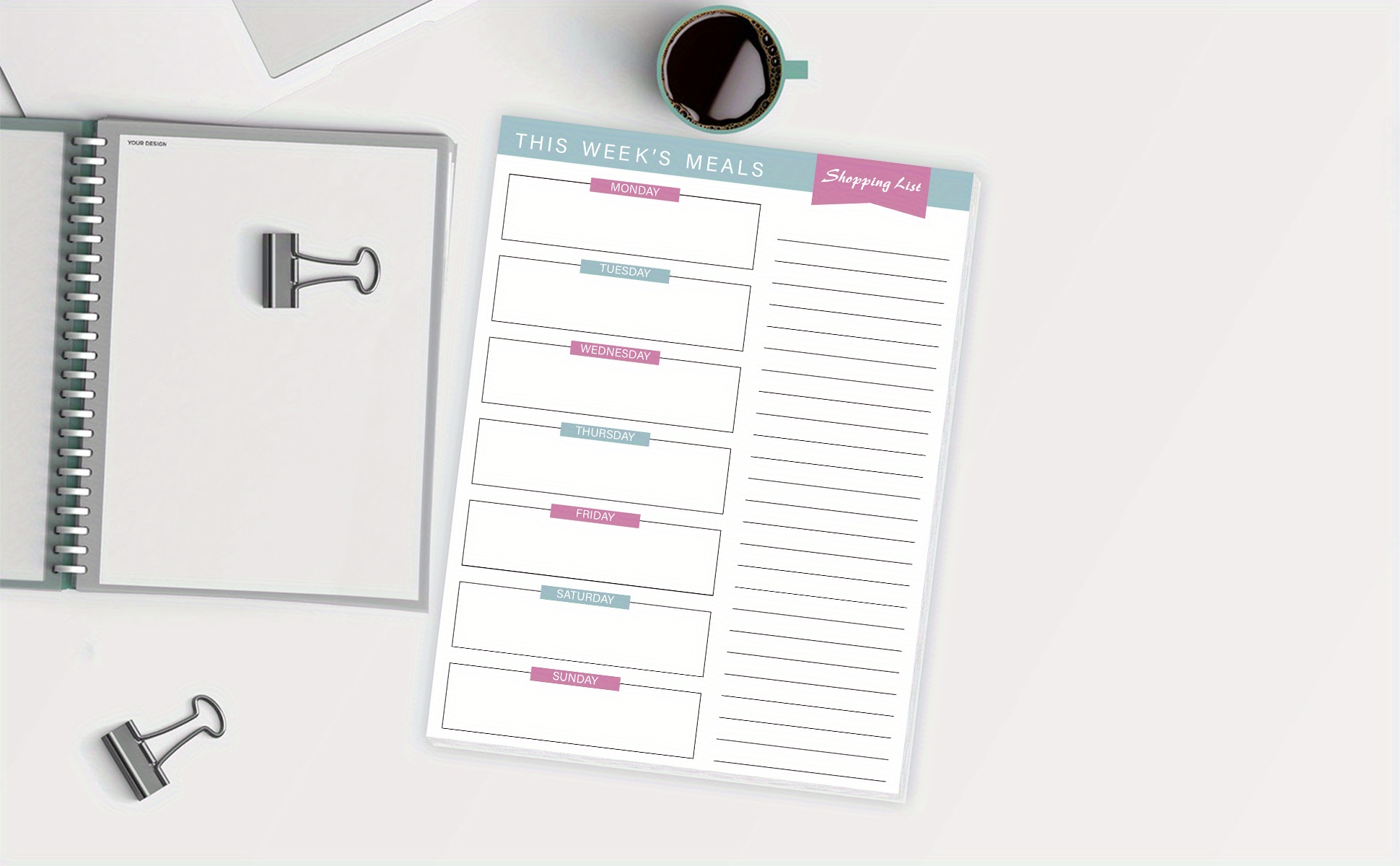 Organize Week Ease: Magnetic Refrigerator Meal Planner Tear - Temu Ireland