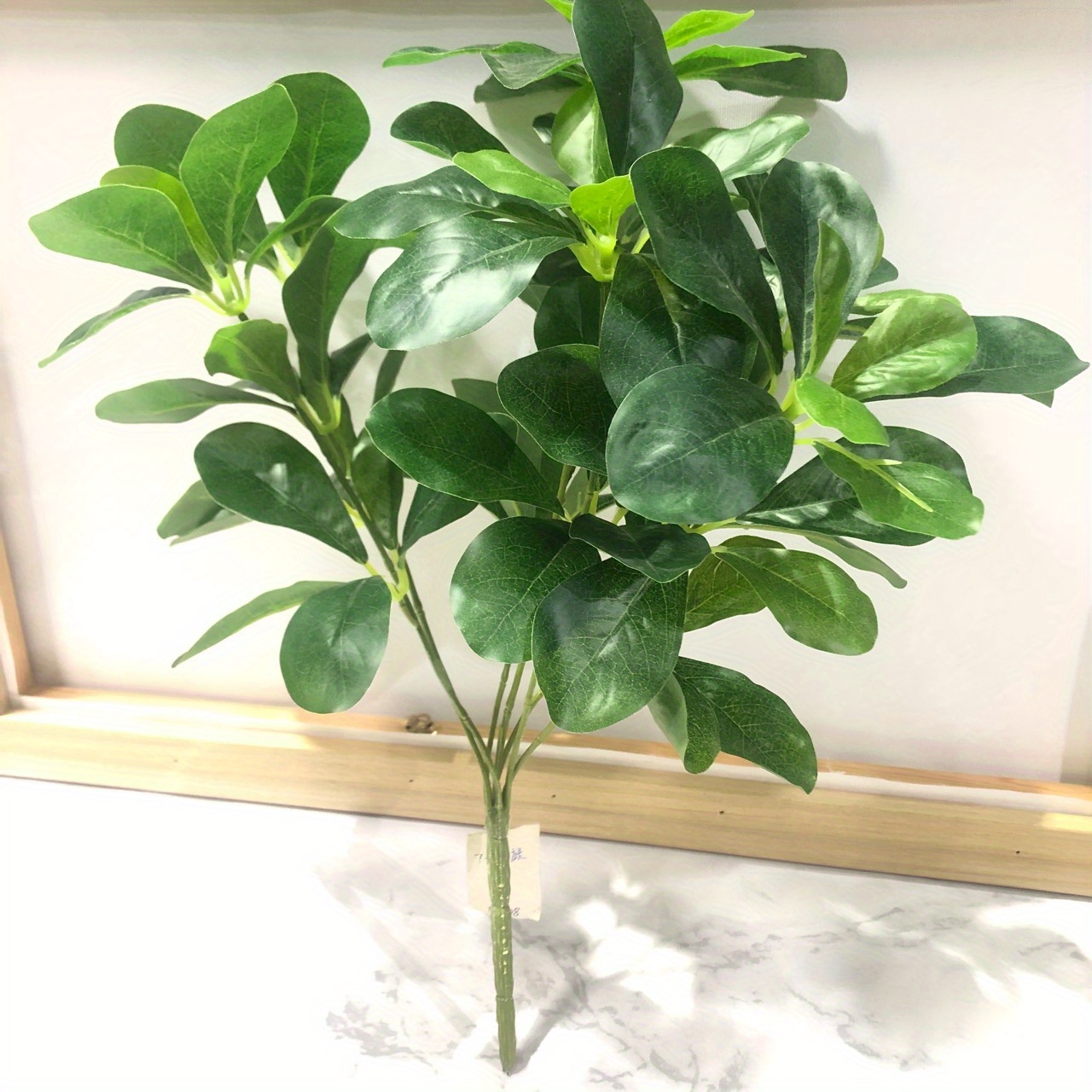 Real Touch 7 head Artificial Shrubs Faux Greenery Leaf - Temu United ...