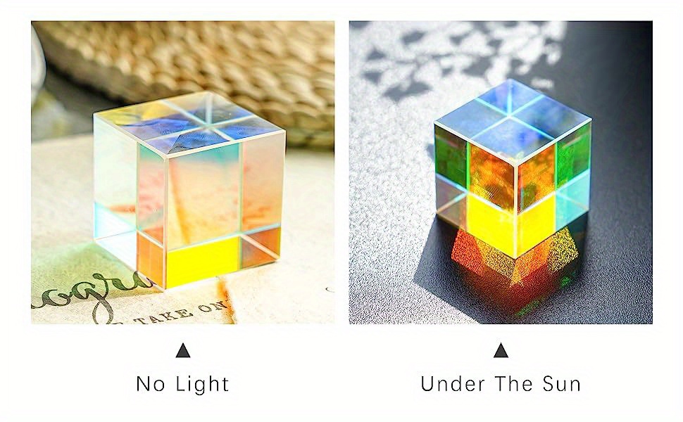Colorful Optical Glass X cube Prism Rgb Prism - Temu