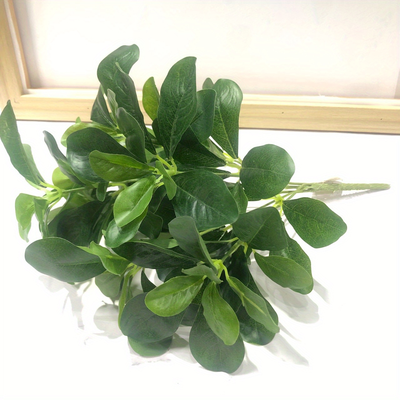 Real Touch 7 head Artificial Shrubs Faux Greenery Leaf - Temu United ...