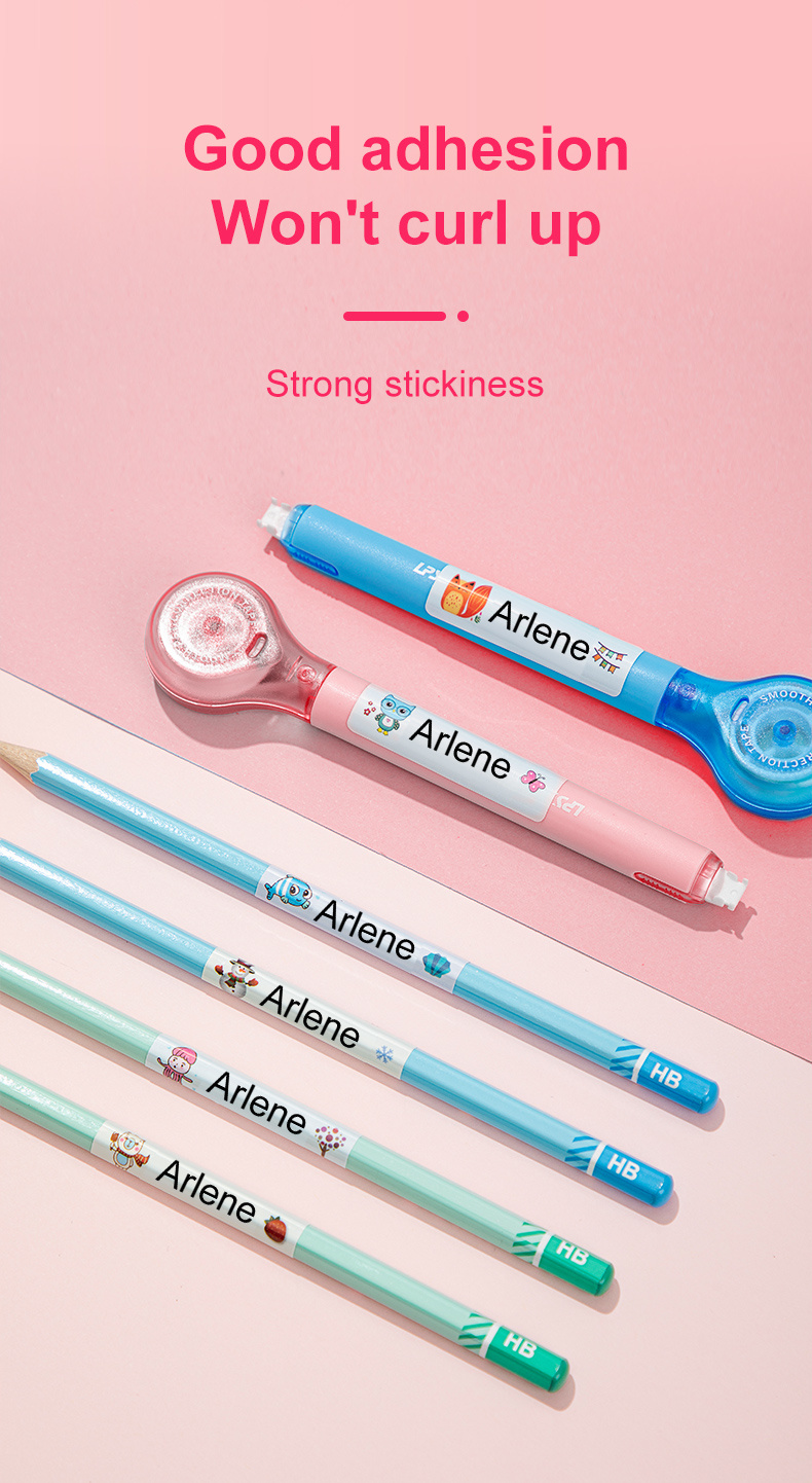 Personalized Customized Name Stickers Waterproof Stickers - Temu Canada