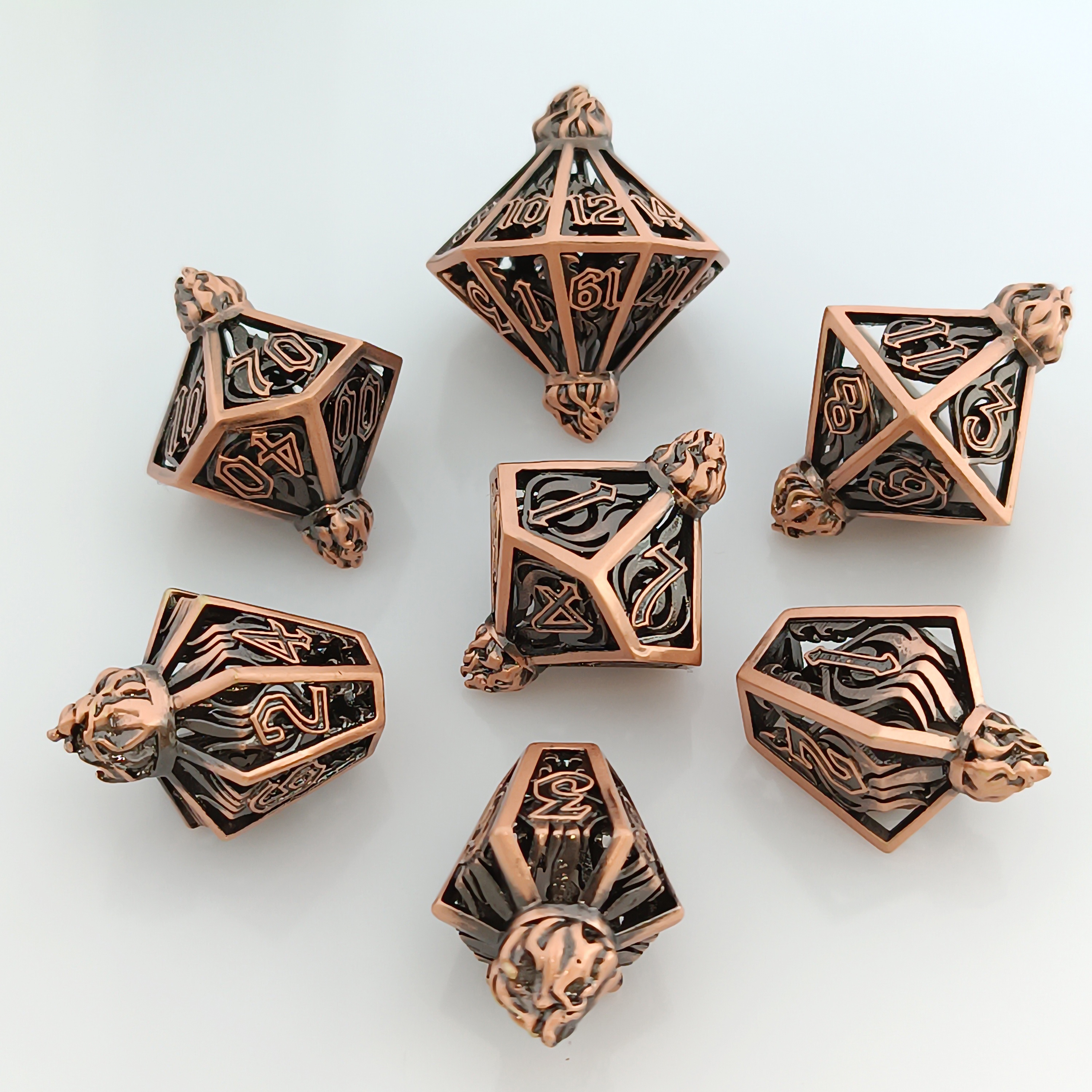 New Welded Metal Hollowed Out Running Dice Large Table Game - Temu New ...