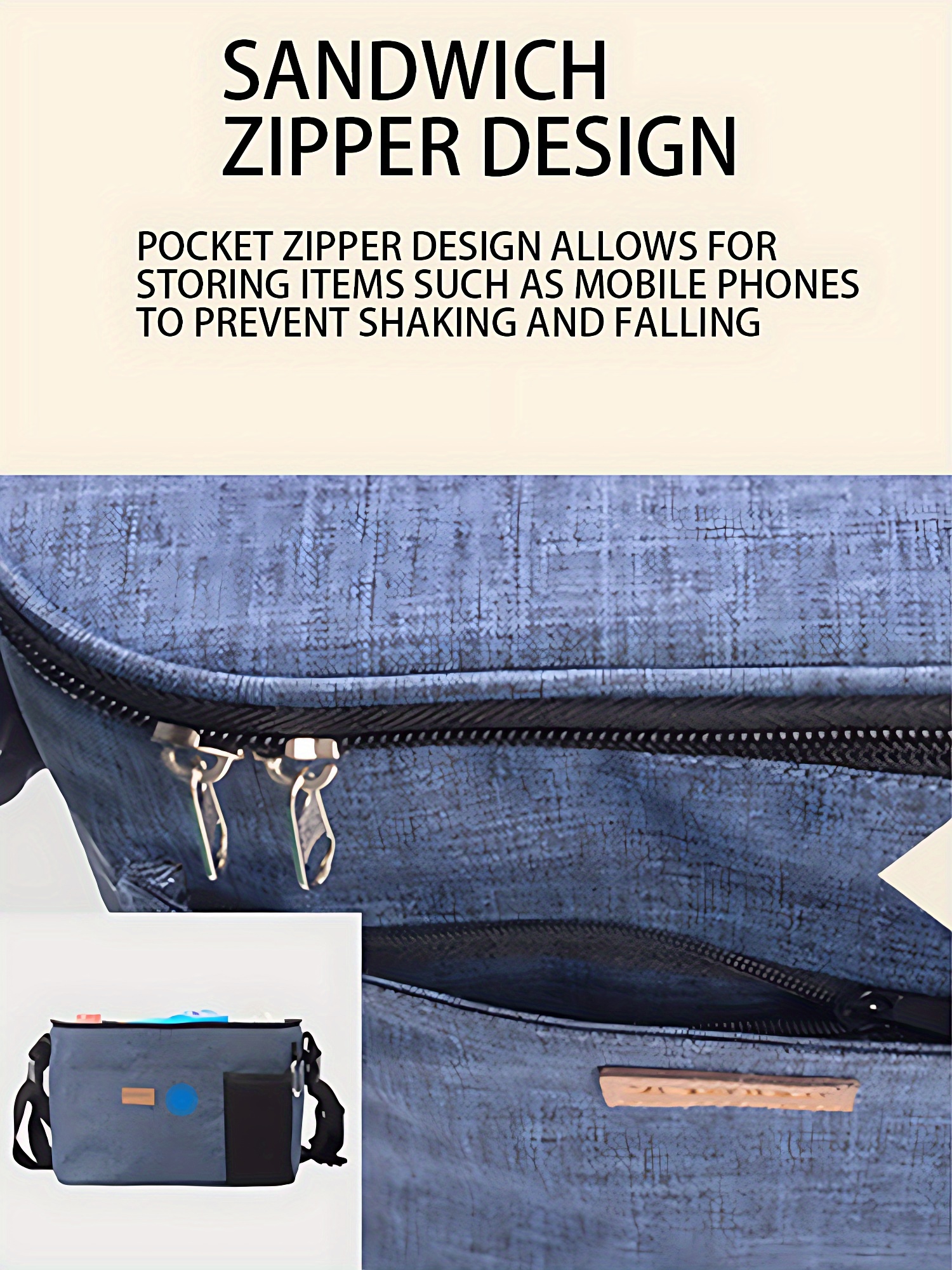 Large Capacity Travel Stroller Stroller Storage - Temu Australia