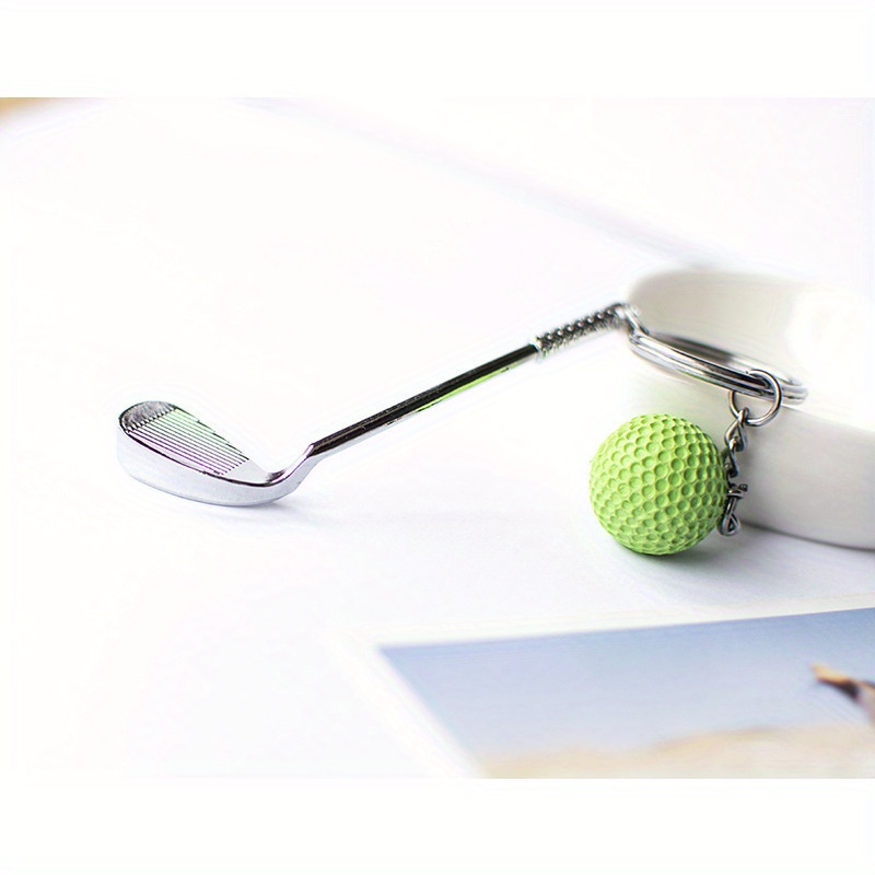 Mini Golf Ball Keychain Cute Sports Metal Key Chain Ring - Temu Netherlands