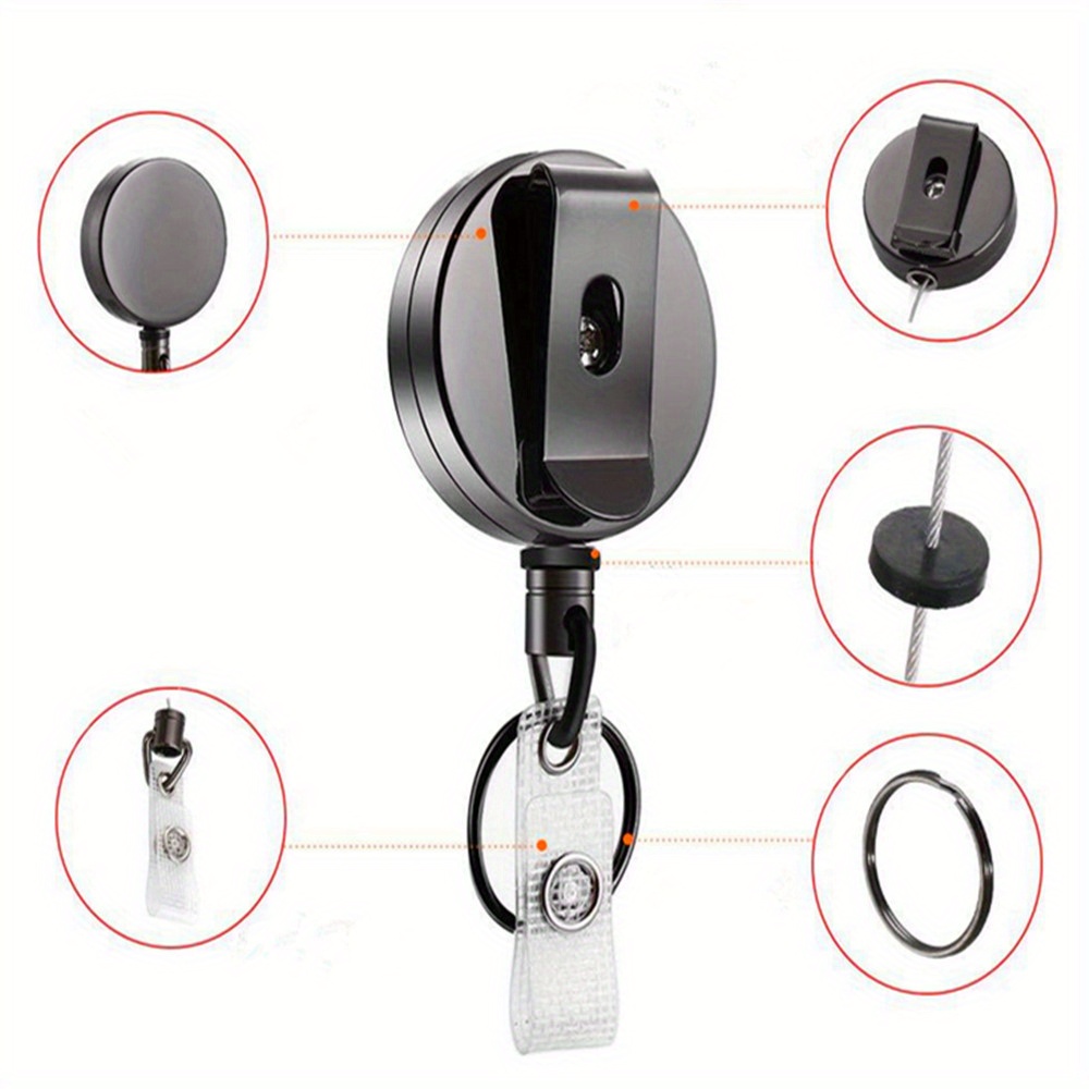 Retractable Badge Holder Id - Temu