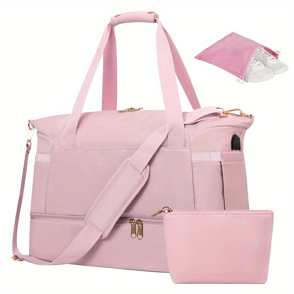 Large Capacity Travel Duffle Bag Portable Sports Gym Storage - Temu