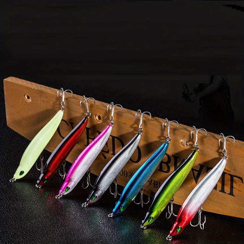 minnow fishing lure luminous hard artificial bait fishing - Temu