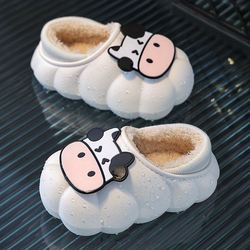 Cute Cartoon Cow House Shoes Girls Comfortable Non Slip Soft - Temu Denmark