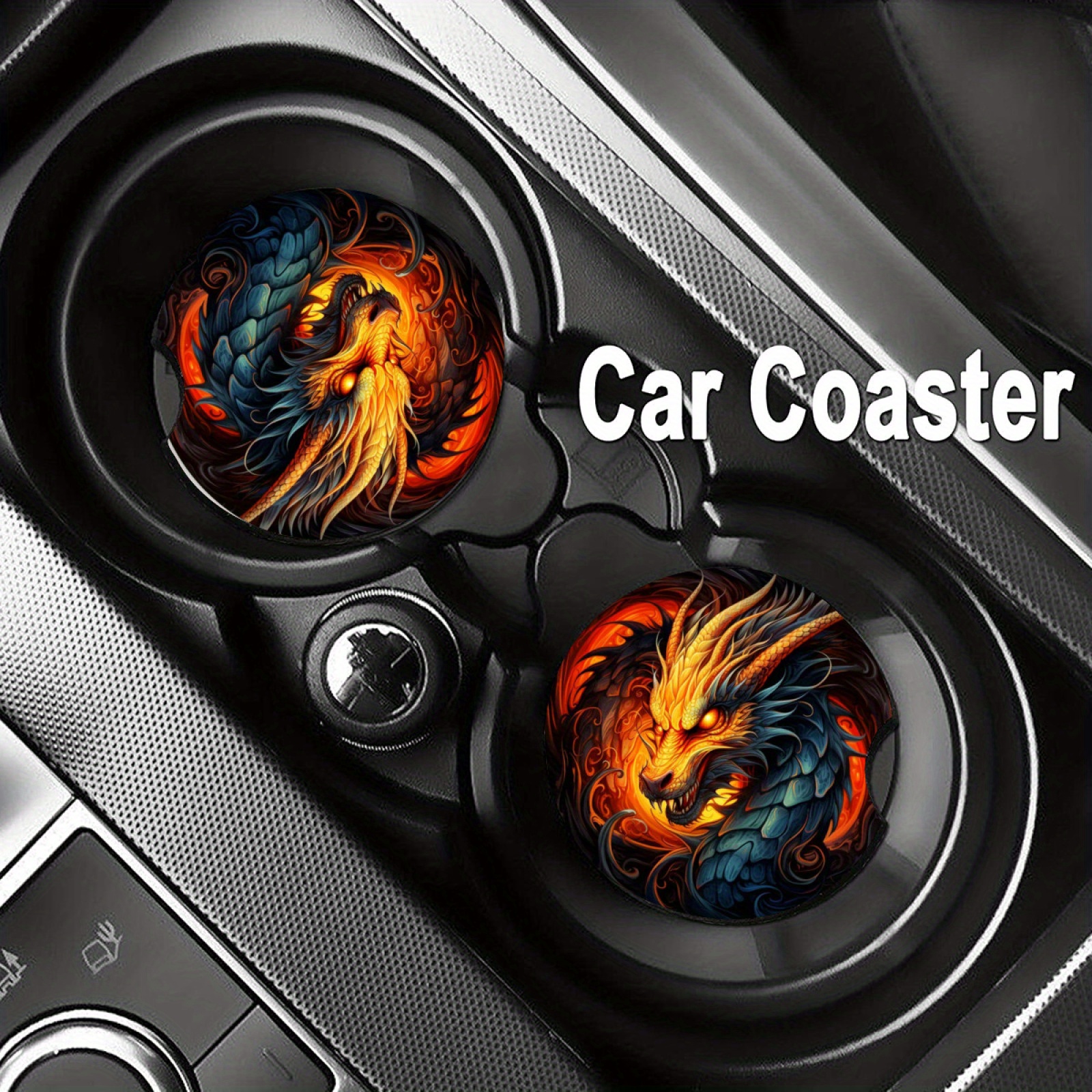 Ceramic car cup holder coasters store