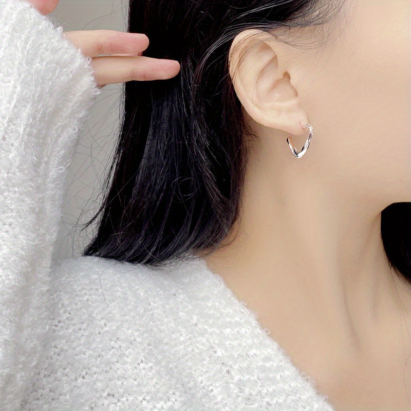 sterling 925 silver hypoallergenic ear jewelry - Temu New Zealand