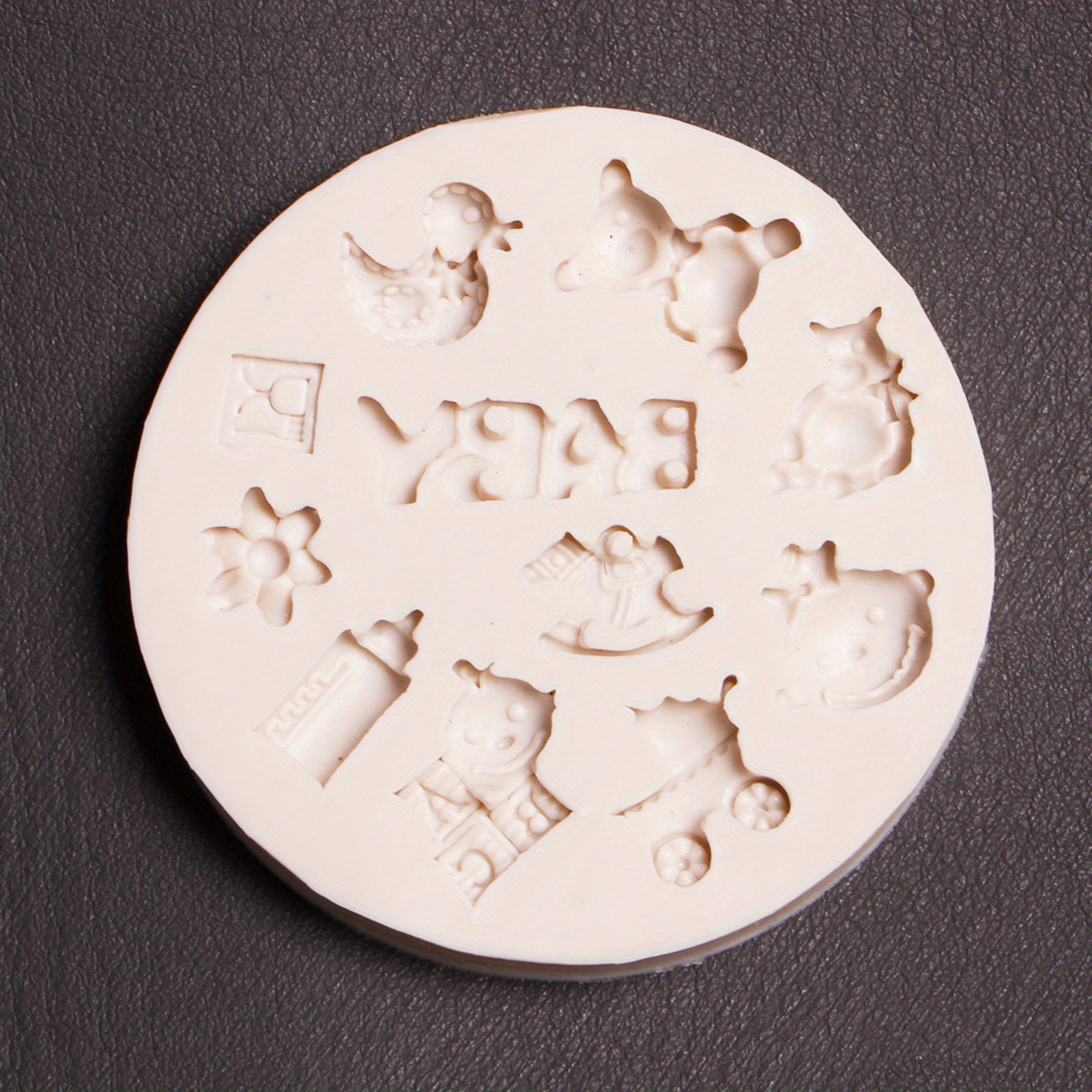 Cartoon Baby Stuff Flower Bear Silicone Mould Duck Stroller - Temu Denmark