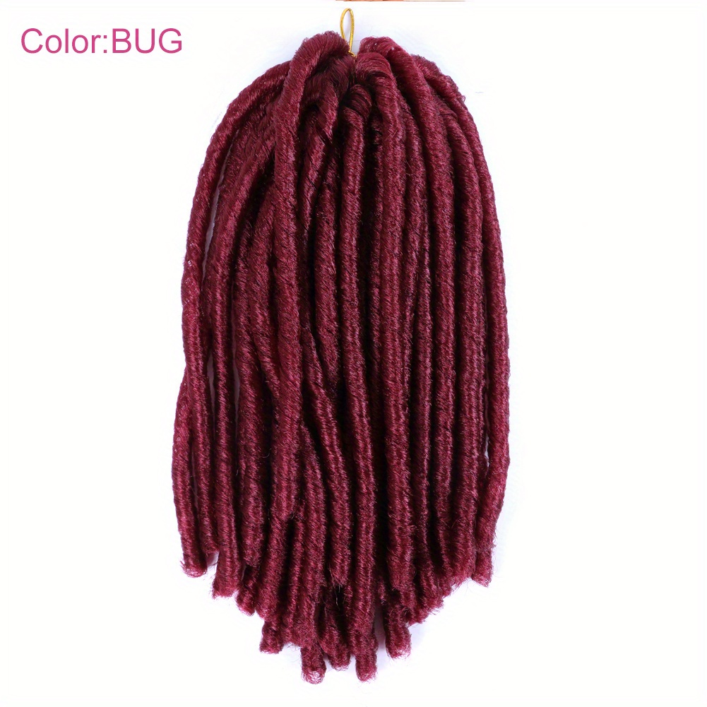 15 Strands Locs Crochet Braids Hair Synthetic Braiding - Temu Australia