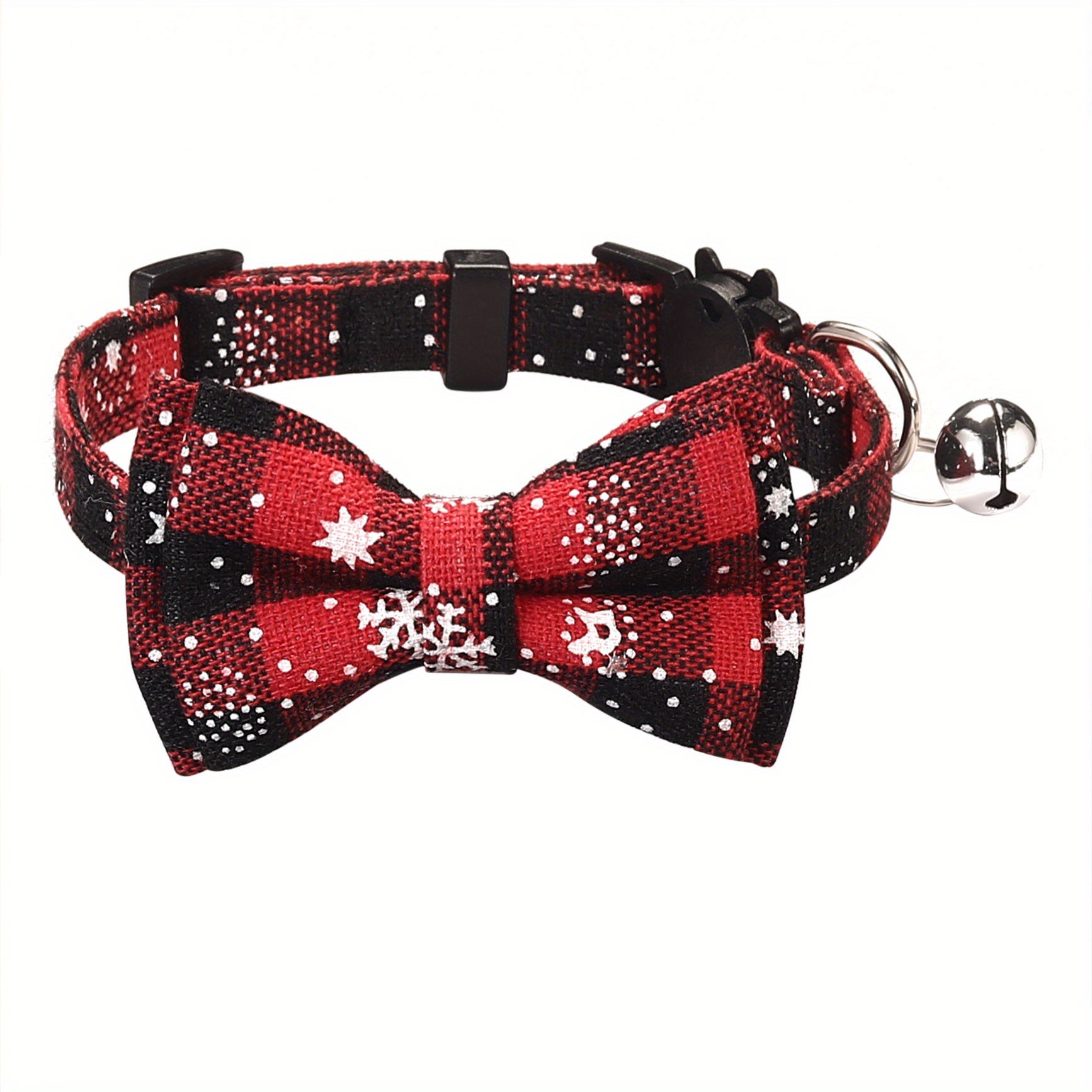 Christmas Plaid Cat Collars Cat Bow Tie Collar Adjustable - Temu Norway