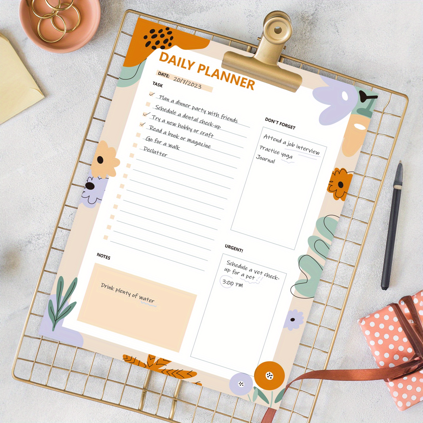 Planner Features List Task Checklist - Temu Australia