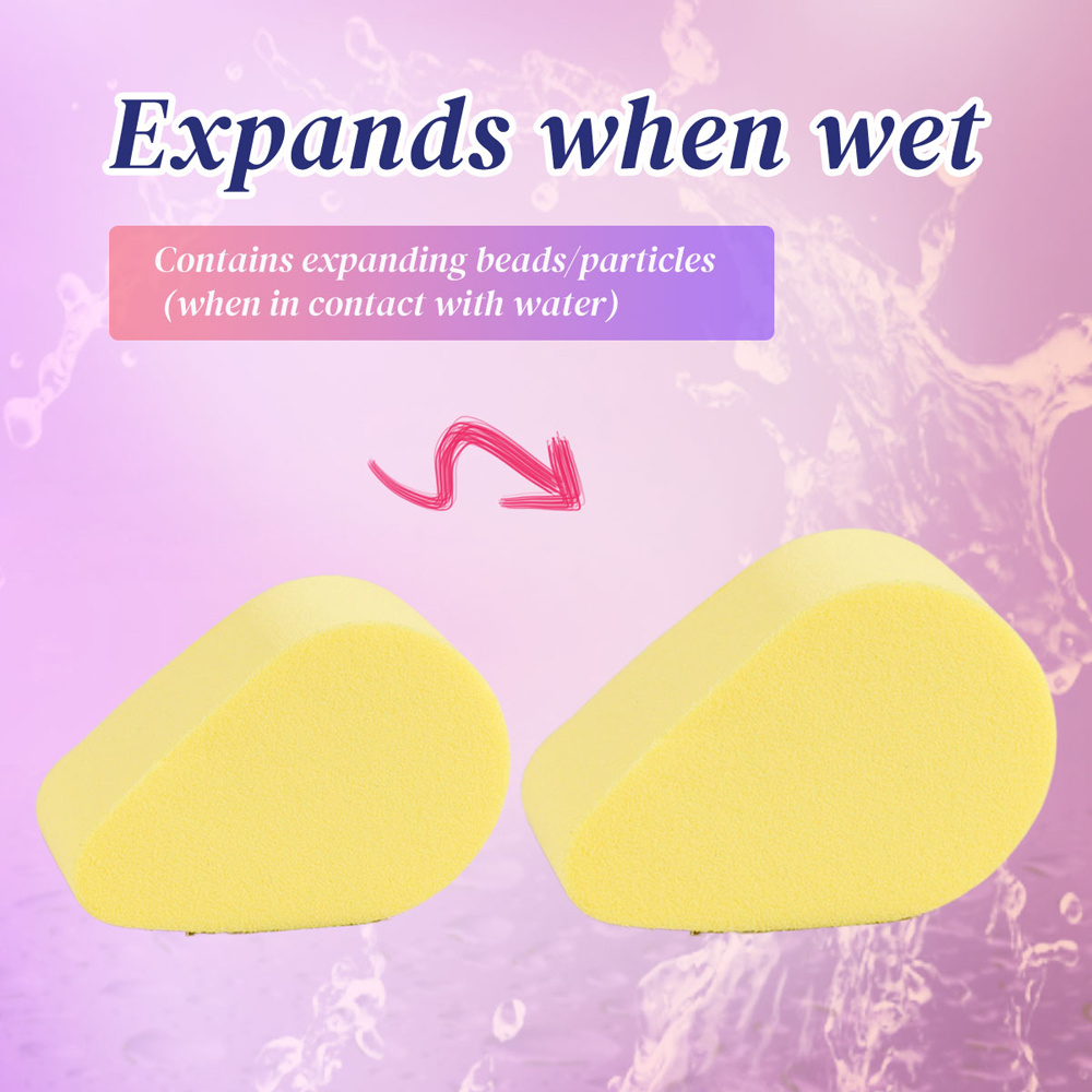 Powder Puff Makeup Sponges Wet Dry Use Designed Contouring - Temu New ...