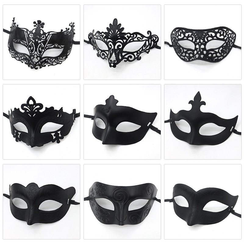 Masquerade Mask Halloween Masquerade Costume Plastic Mask - Temu