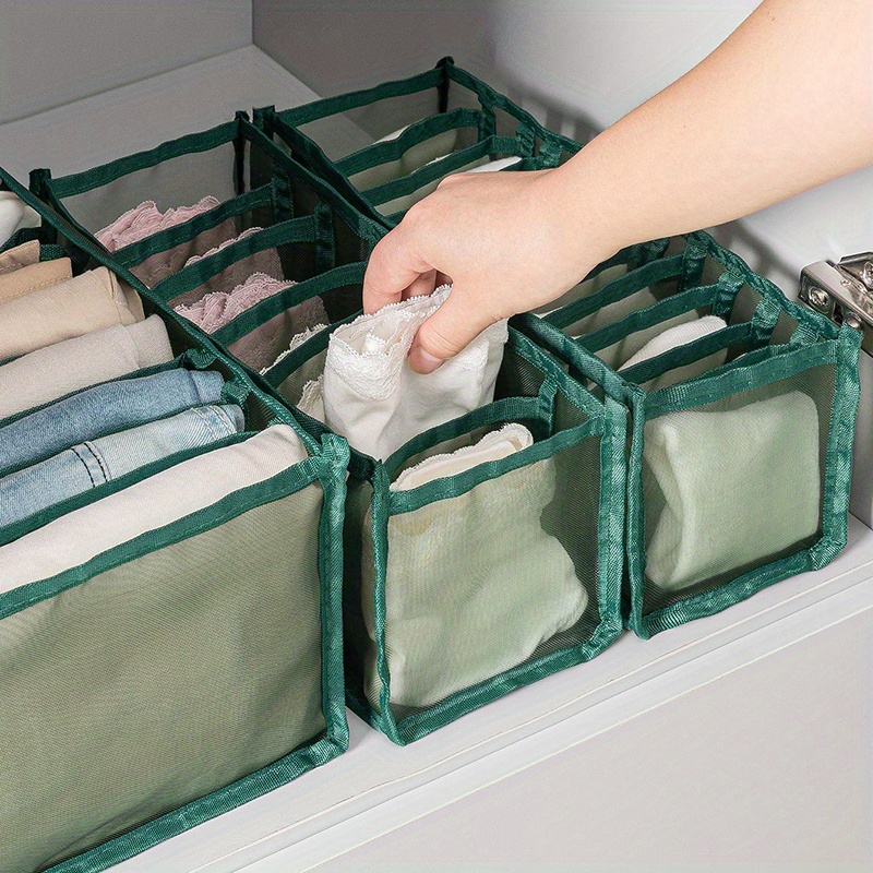 foldable mesh clothes organizer drawer divider storage box - Temu New ...