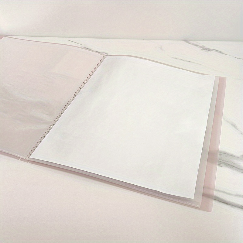 A4 Paper Transparent 20 Layers Insert Type File Storage - Temu Portugal