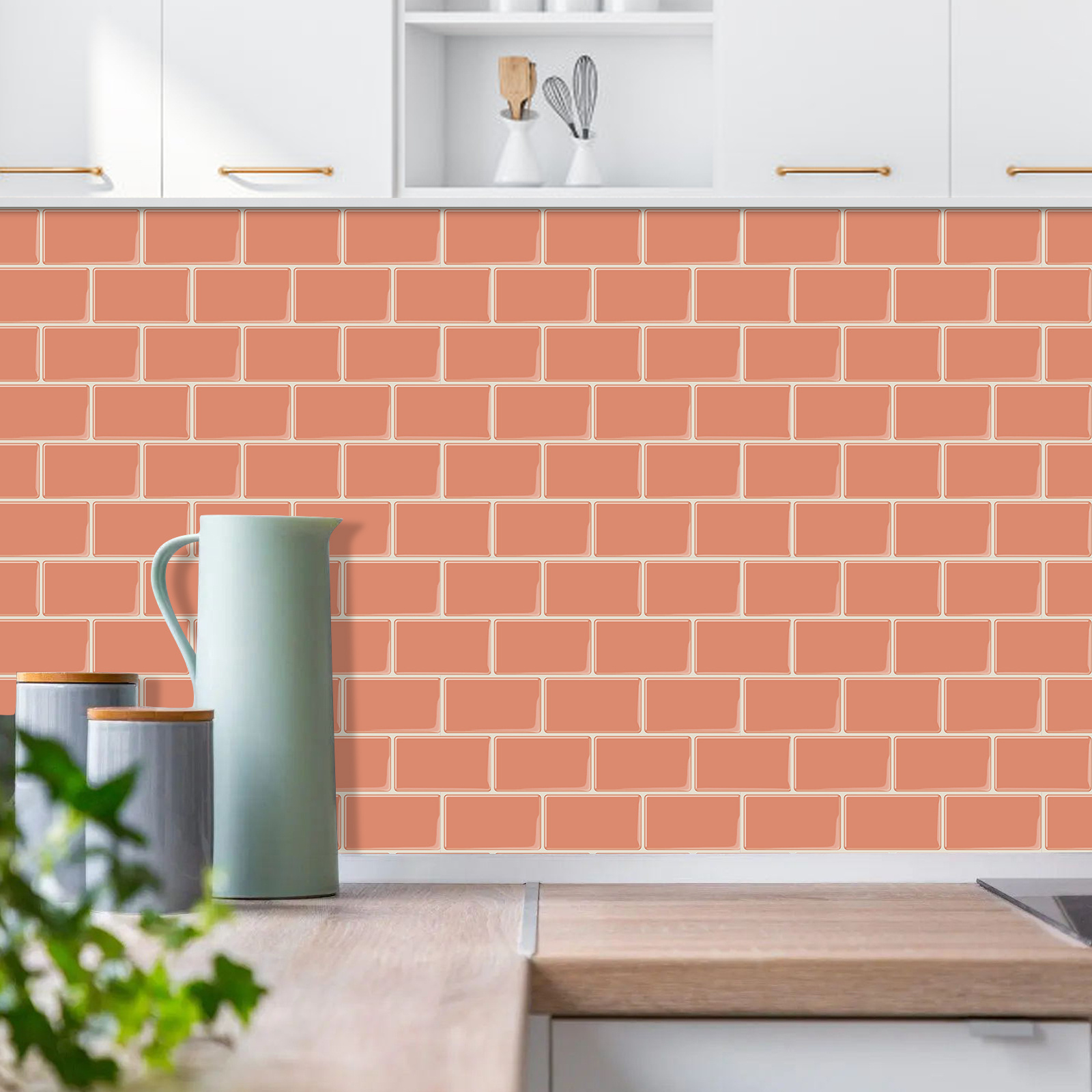 Peel Stick Backsplash Tile Transform Kitchen Self adhesive - Temu ...