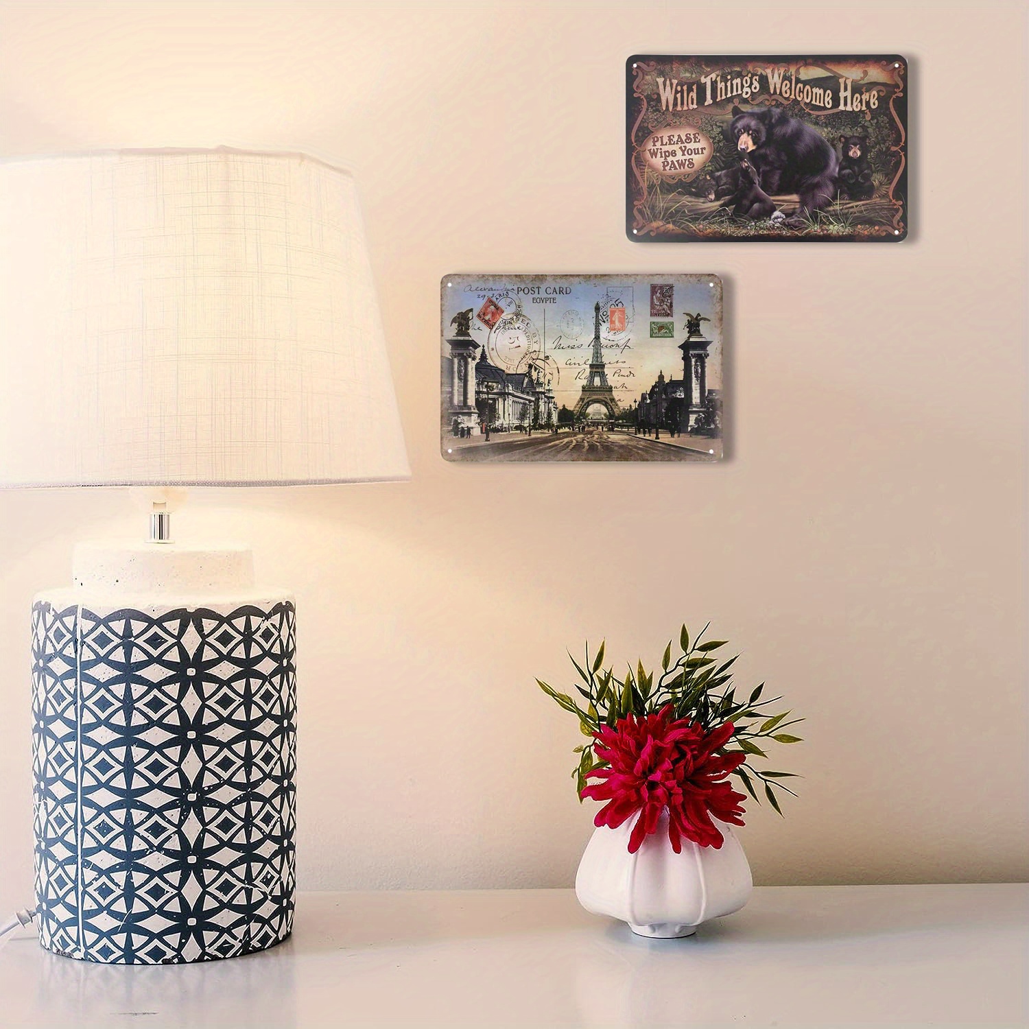 Tin Sign/ Bear Tin Sign Bear In - Temu Australia