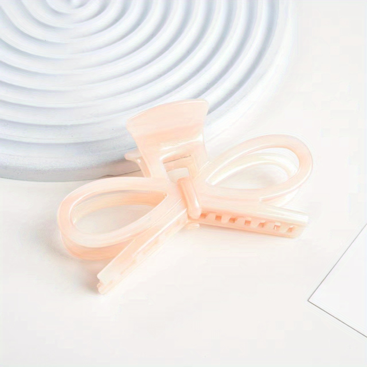 Acetate Bow Shape Claw Clip Claw Clips Nonslip - Temu