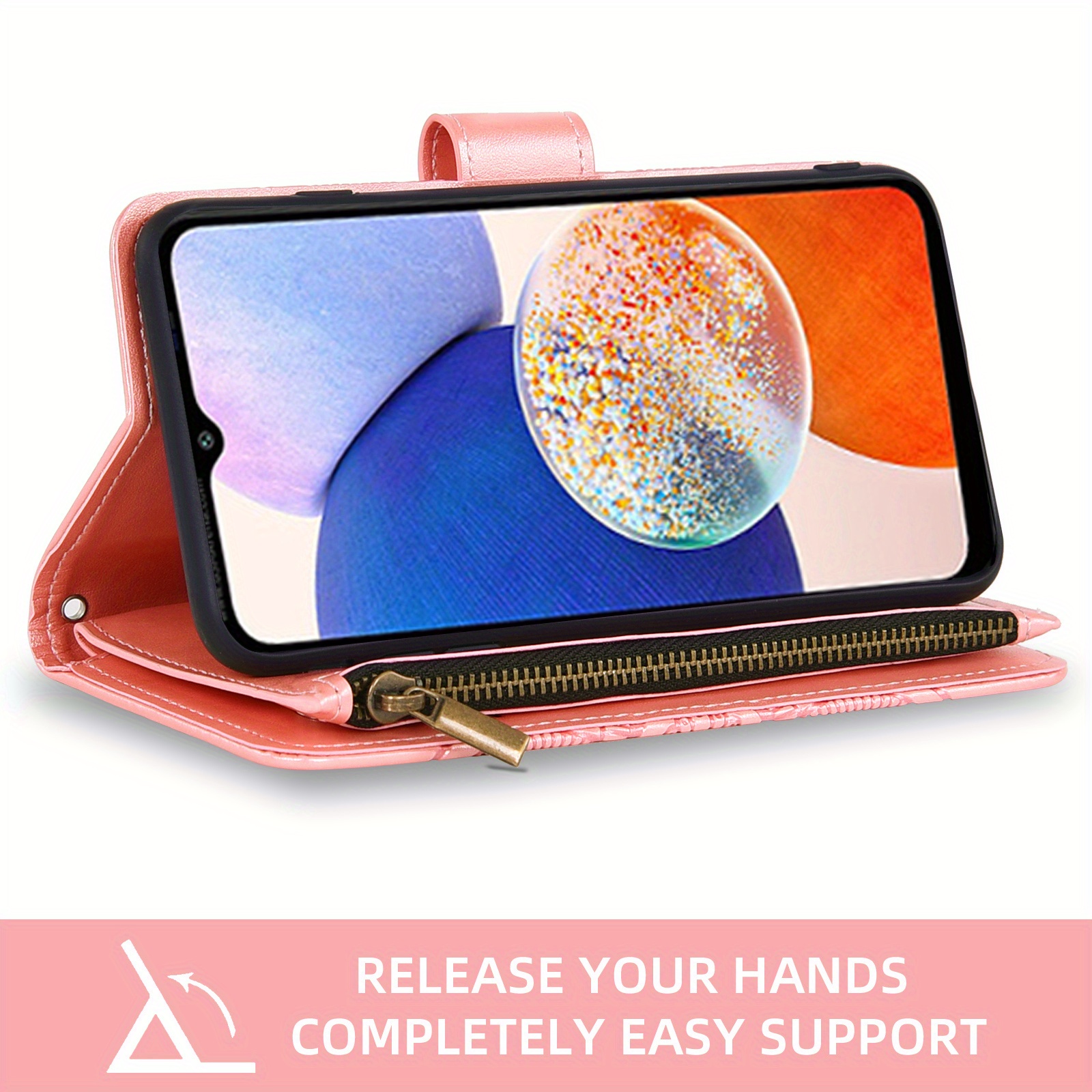 Zipper Wallet Cell Phone Case Samsung Galaxy A10 A10s A A11 - Temu Canada