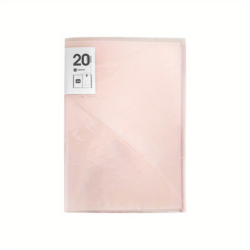 A4 Paper Transparent 20 Layers Insert Type File Storage - Temu Philippines