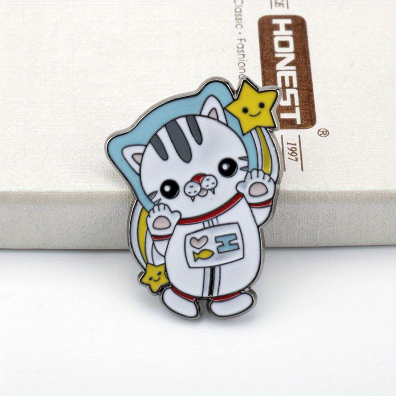 Cute Animal Brooch Cute Puppy Cat Cartoon Badge Student - Temu Australia