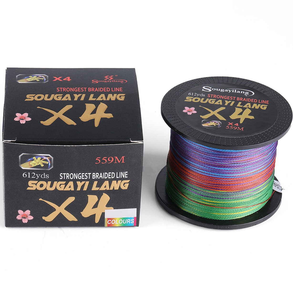 4 strands pe braided fishing line 612 yds strong - Temu New Zealand
