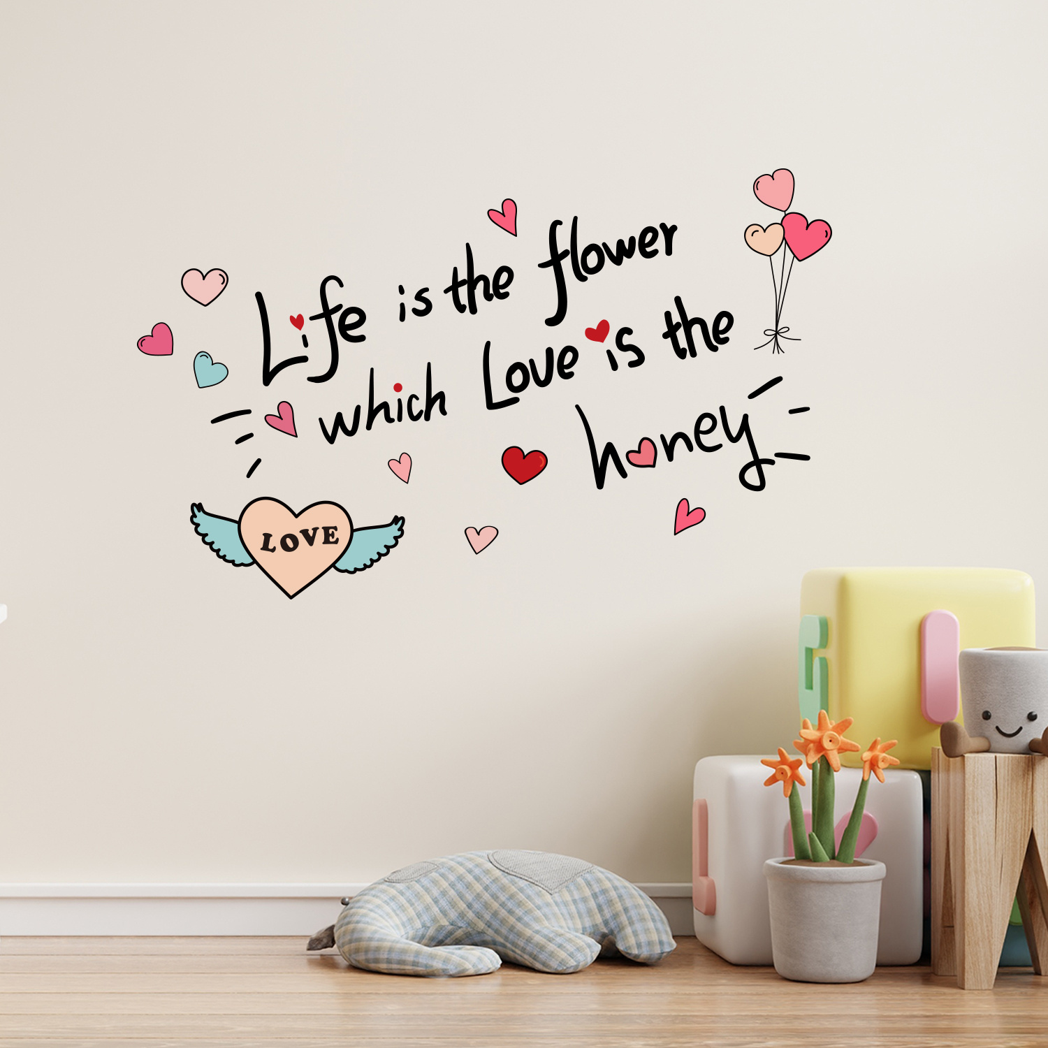 Happy Valentine's Day Wall Sticker Sweet Window Sticker Diy - Temu Ireland