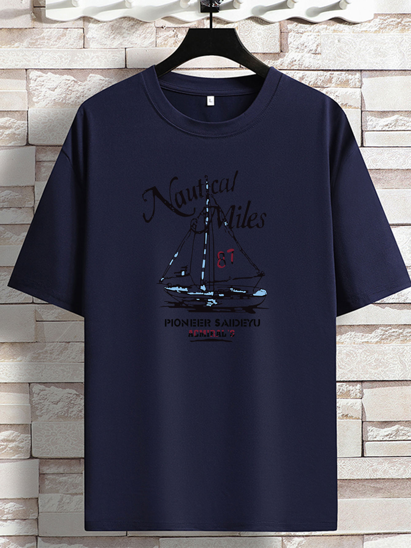 2023 's "nautical miles" short sleeve t shirt crew - Temu Philippines