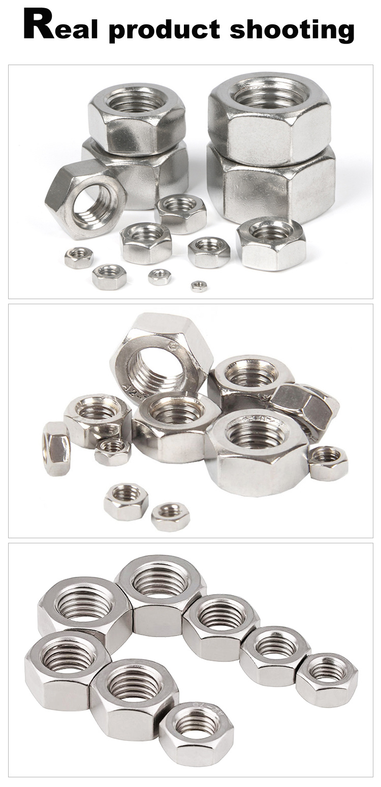 304 Stainless Steel Hex Nut Din934 Screw Cap - Temu