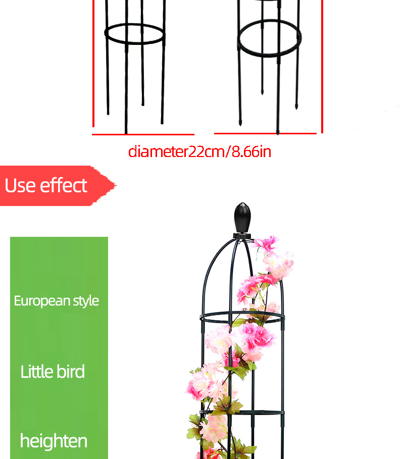 1pc Plants Trellis Garden Plant Supports Plant Climbing Frame Outdoor ...