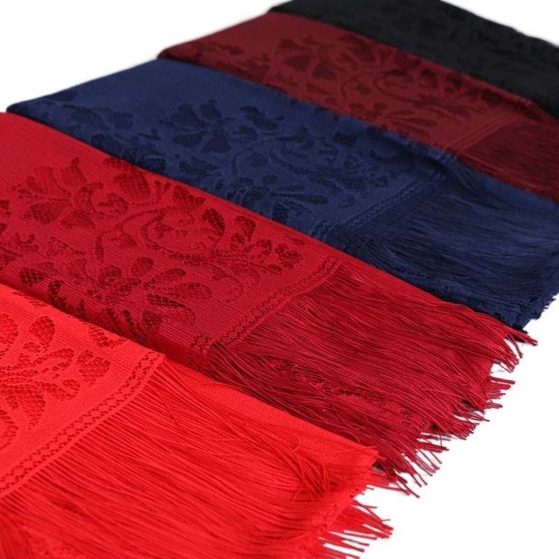 Hollow Solid Color Breathable Scarf Flower Embroidery - Temu Australia