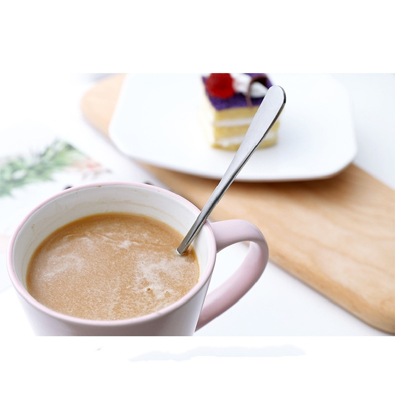 stainless steel long handle coffee spoon milk tea extended - Temu Canada